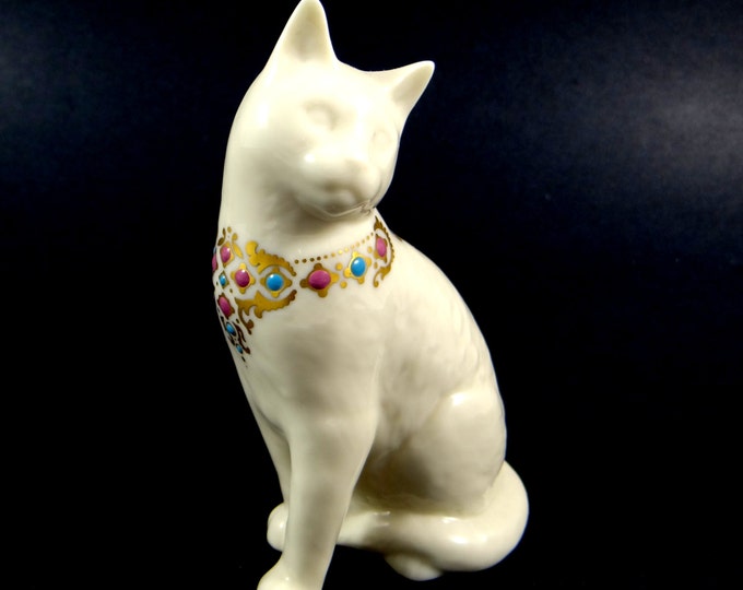 Vintage Lenox Cat Figurine Bone China From Jewels Collection - Etsy