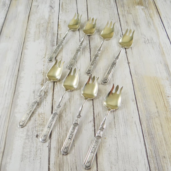 Vintage Sterling Silver Ice Cream Fork - Etsy