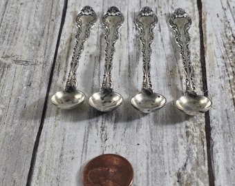 Set of 5 Vintage Sterling Silver Salt Spoons From England - Etsy