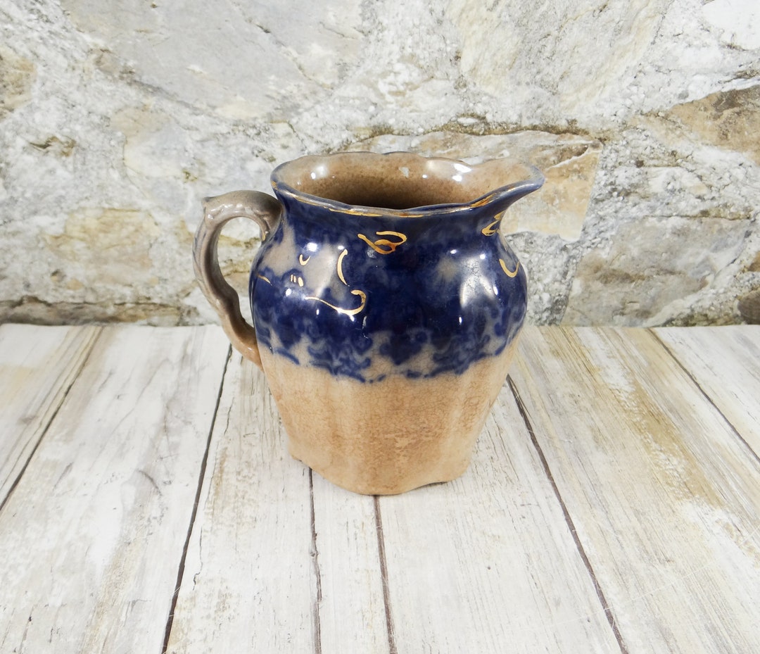 Antique Porcelain Creamer by Edge Malkin and Co, Wateau Pattern, Late ...