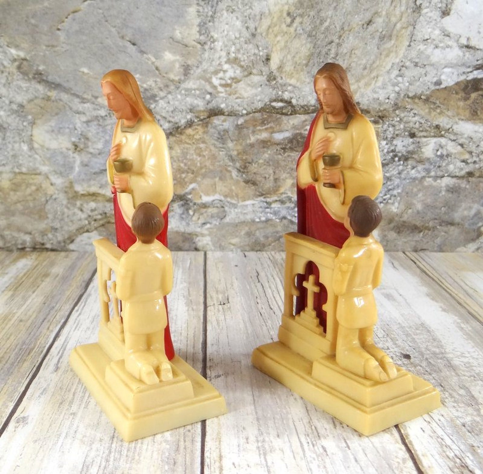 Vintage First Holy Communion Figurine of Jesus and Child | Etsy