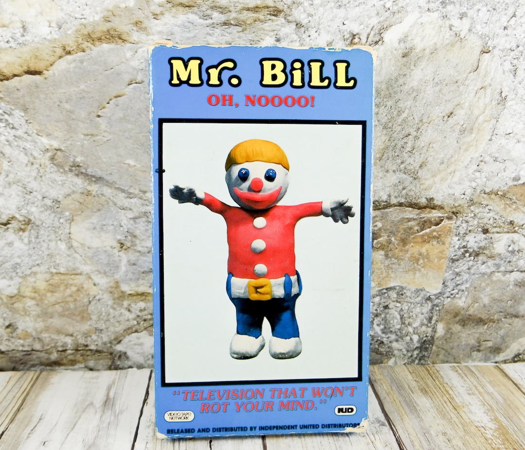Vintage Mr. Bill, Oh, Noooo! VHS Tape, 1982 Saturday Night Live - Etsy