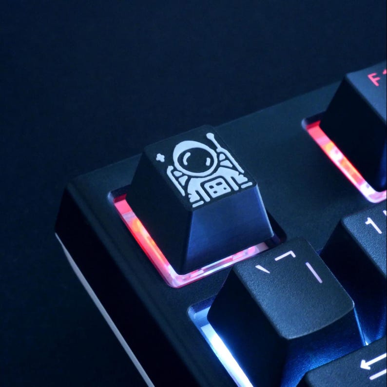 Space Keycap Bundle – 3D Printed Artisan Keycaps | Astronauts, Rocket ...
