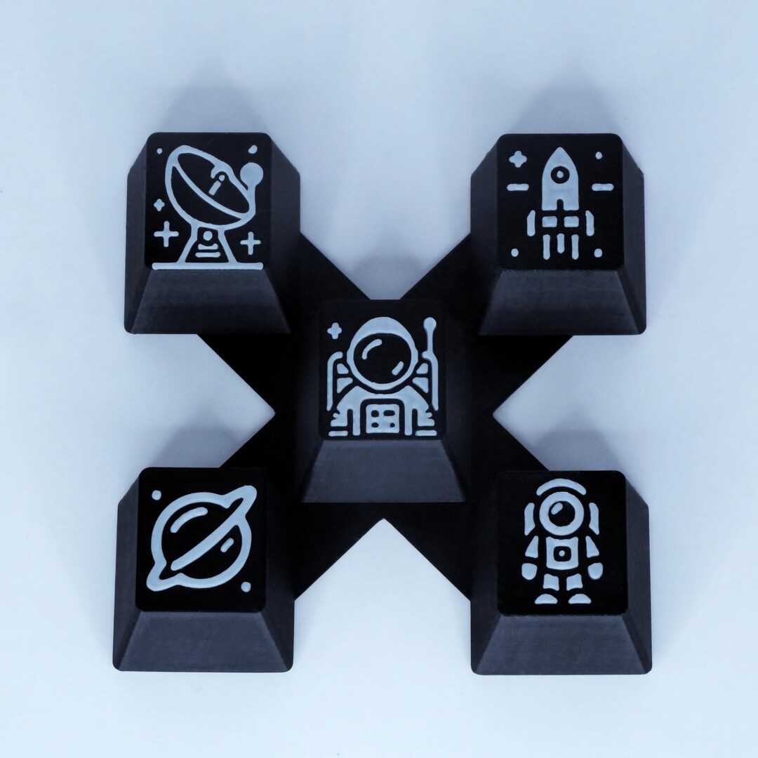 Space Keycap Bundle – 3D Printed Artisan Keycaps | Astronauts, Rocket ...