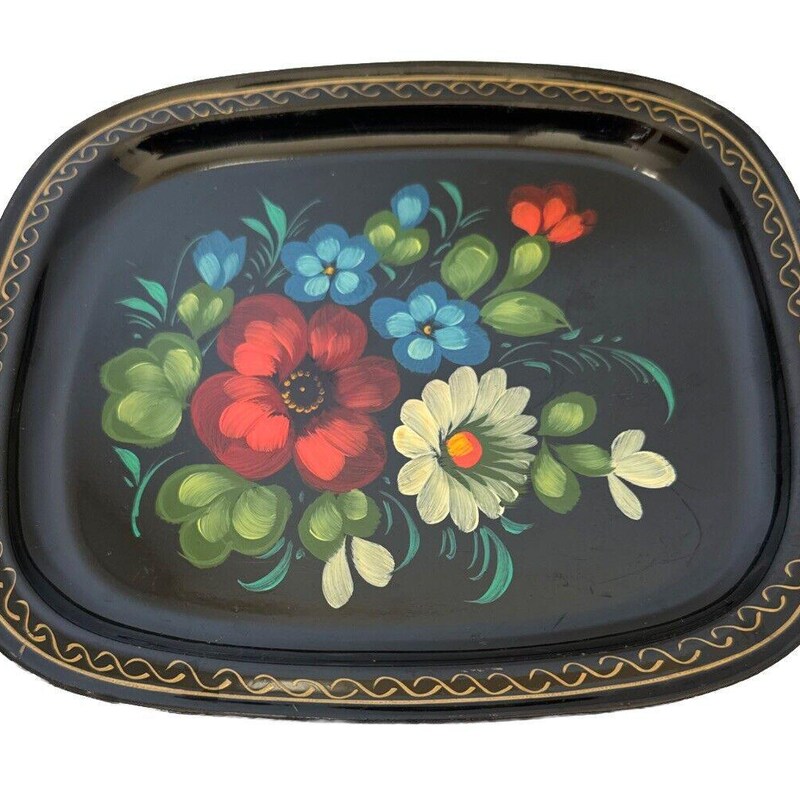 Russian Metal Tray - Etsy