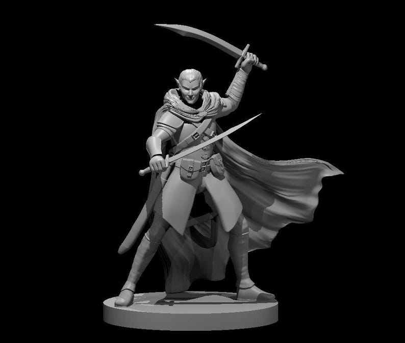 Elf Male Dual Wielding Ranger/fighter - Etsy