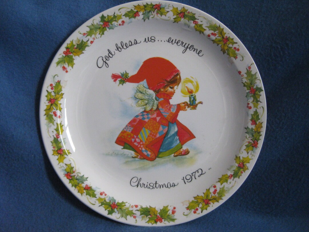 Vintage, 1972, Christmas, American Greetings, Collectible, Plate - Etsy