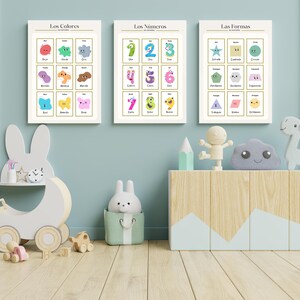Spanish Learning Pack for Kids - Shapes, Numbers, & Colours Fun ...