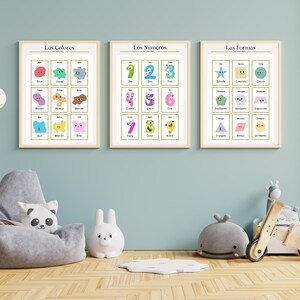 Spanish Learning Pack for Kids - Shapes, Numbers, & Colours Fun ...