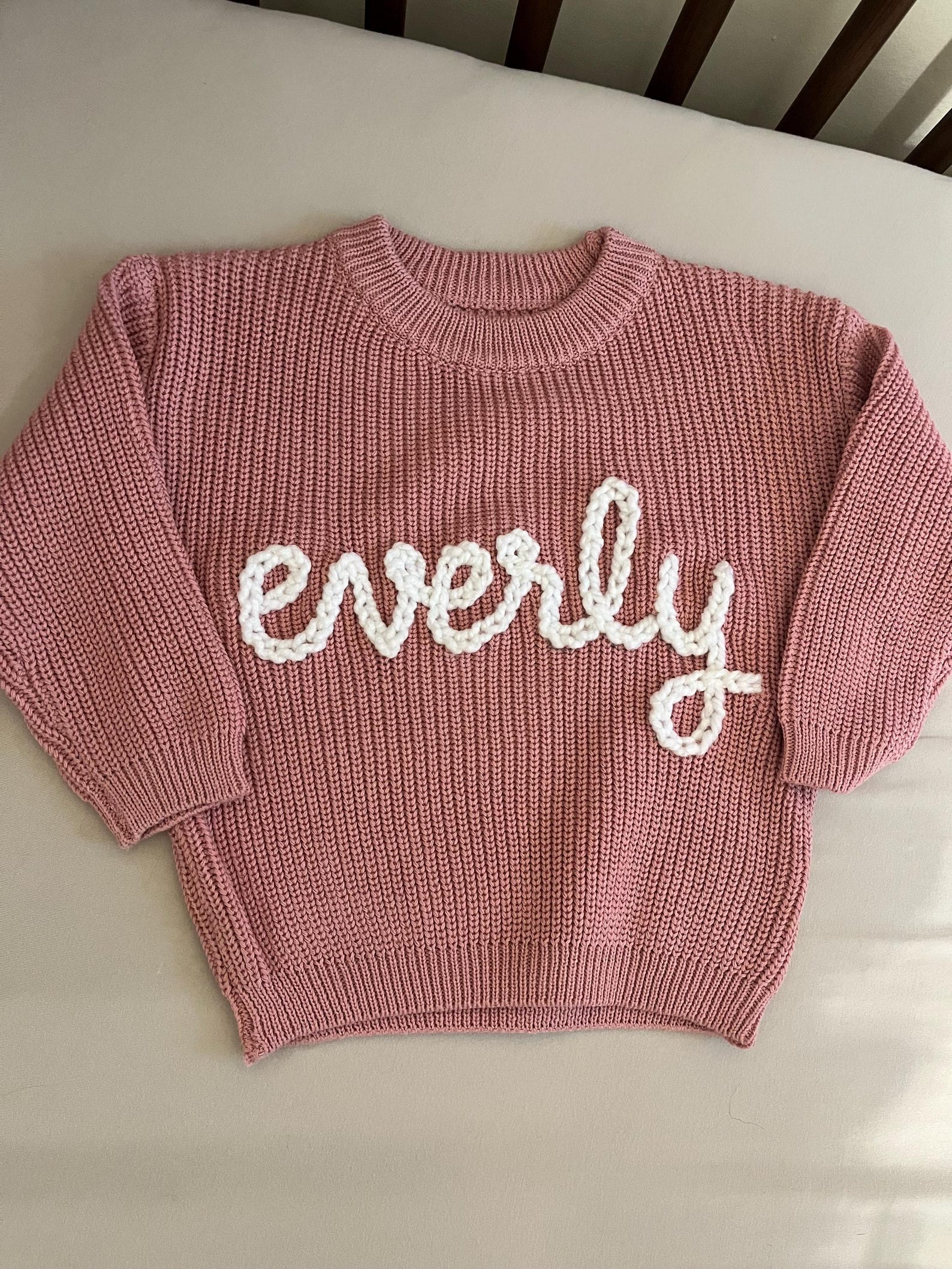 Embroidered Baby/toddler Custom Name Sweater - Etsy