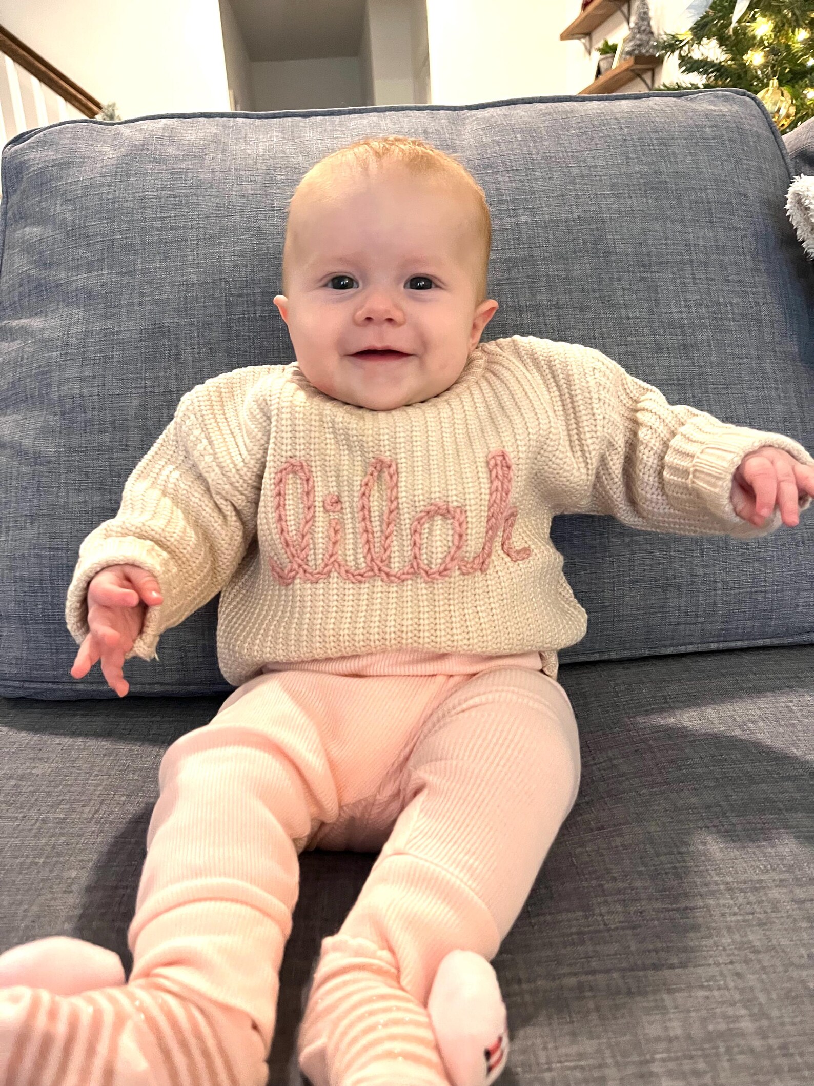 Embroidered Baby/toddler Custom Name Sweater - Etsy