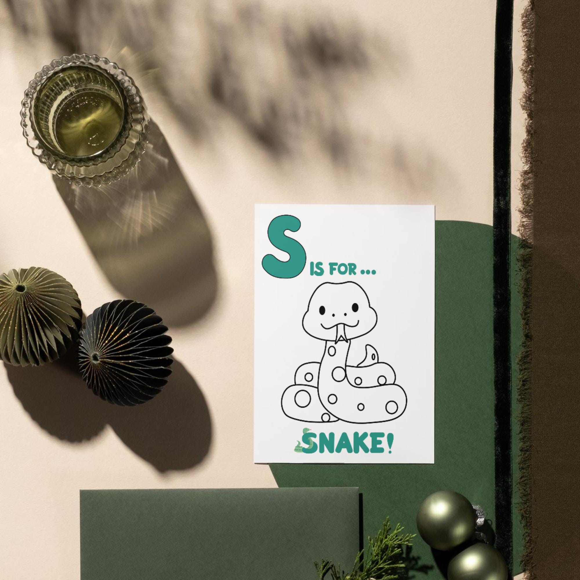 ABCD Animals Coloring Book - Printable PDF Digital Download for Kids ...