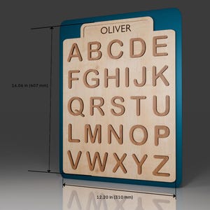 Laser Cut Alphabet Puzzle With Name SVG File, Alphabet Puzzle Digital ...