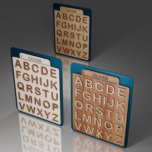Laser Cut Alphabet Puzzle With Name SVG File, Alphabet Puzzle Digital ...