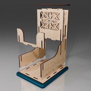 Laser Cut Pen Holder With Sticky Note SVG File, Pen Holder With Note ...