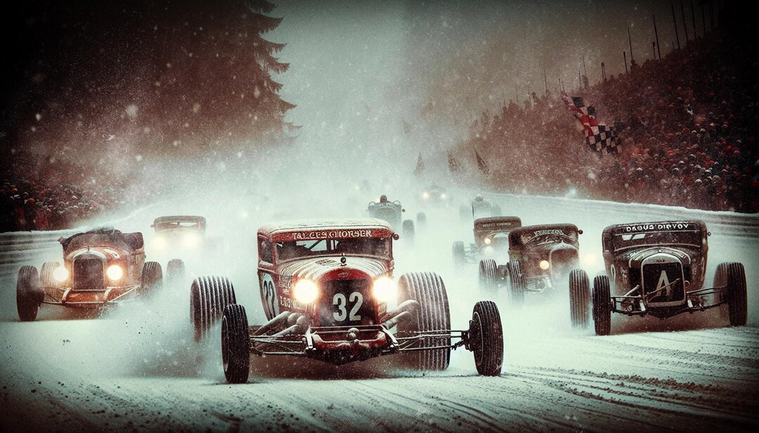 Vintage Poster/ Racing/ Hot Rod - Etsy