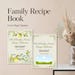 Digital Family Heirloom Recipe Book Template | Vintage-inspired Recipe ...