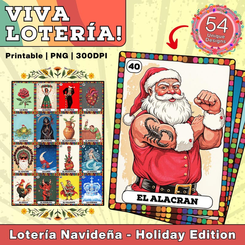 Loteria Christmas - Etsy