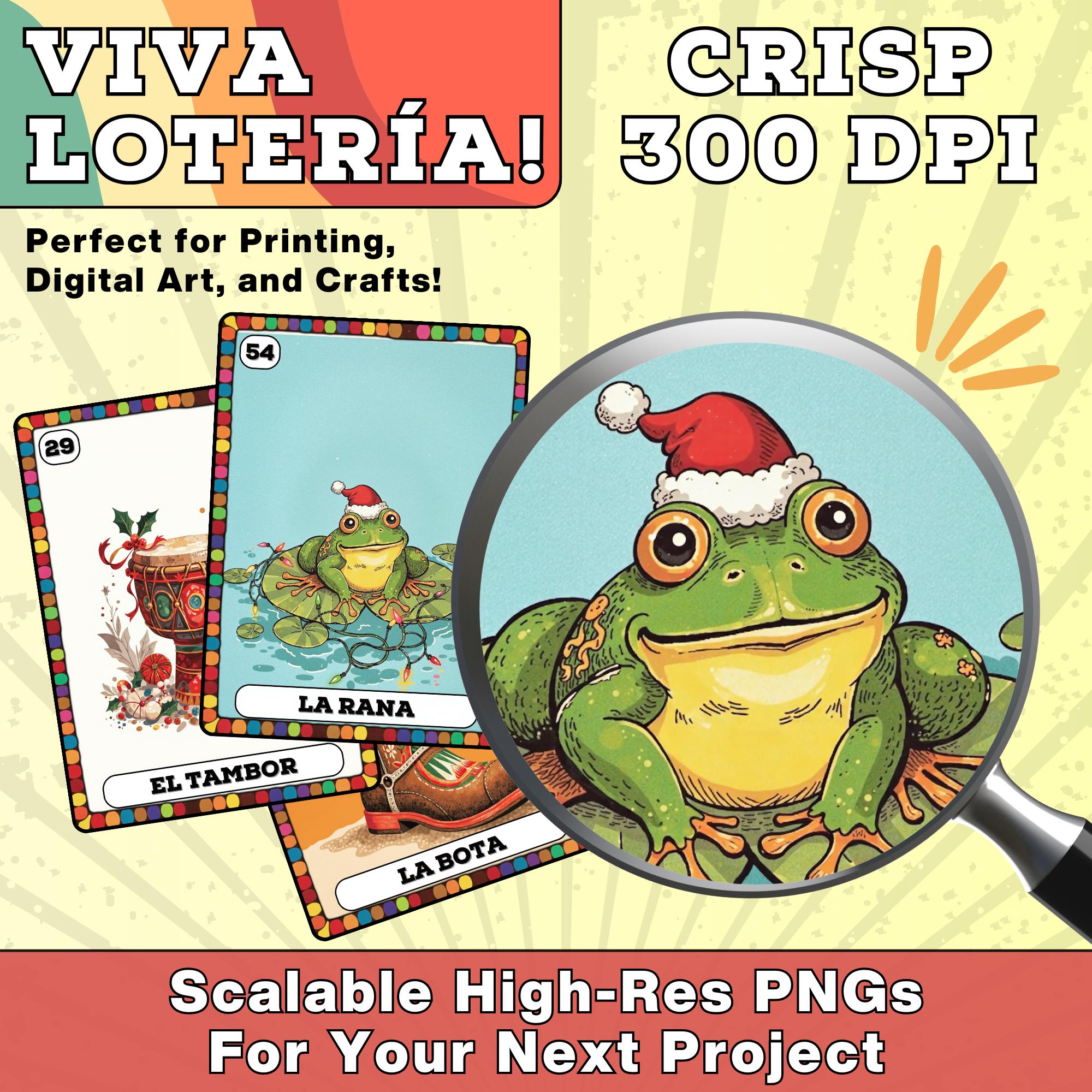 Lotería Navideña – 54 Printable Cards & 30 Play Boards | Mexican Party ...