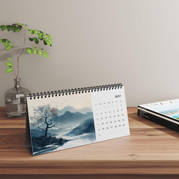 Japandi Calendar 2026 - Etsy UK