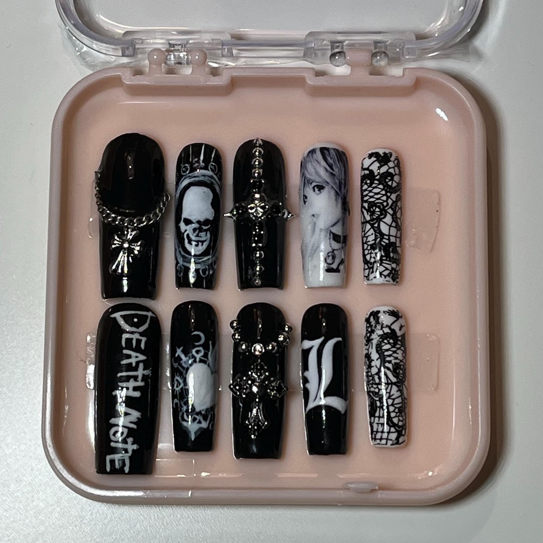 Death Note Press on Nails - Etsy