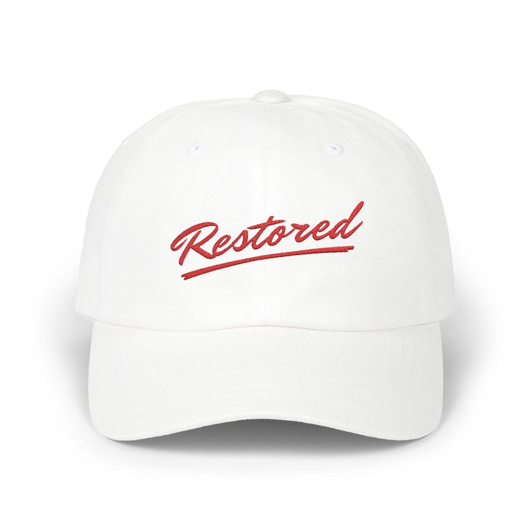 Restored Embroidered Dad Hat, Bible Verse Baseball Cap, Psalm 23 ...