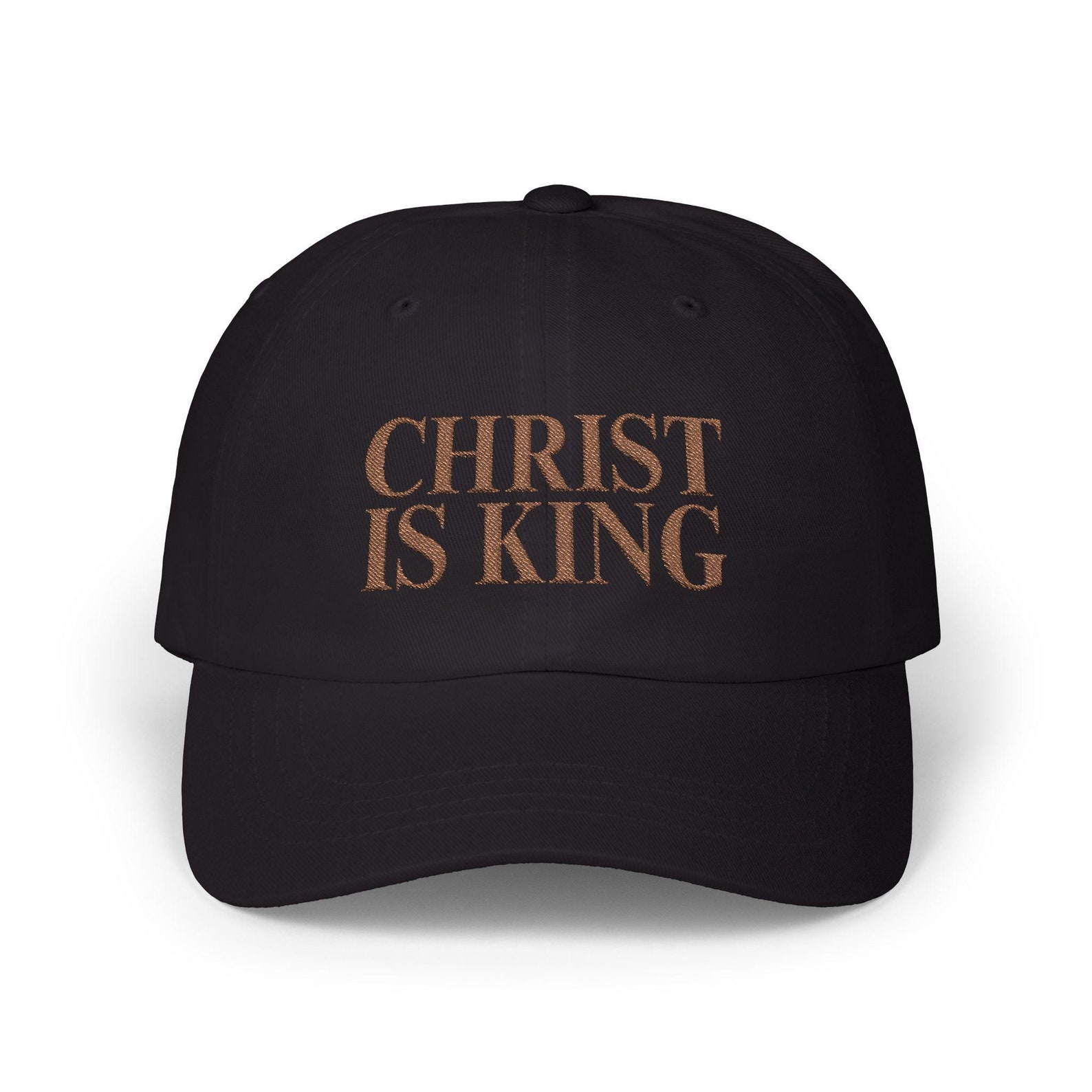 Embroidered Hat Christ is King Baseball Cap Christian Gift for ...