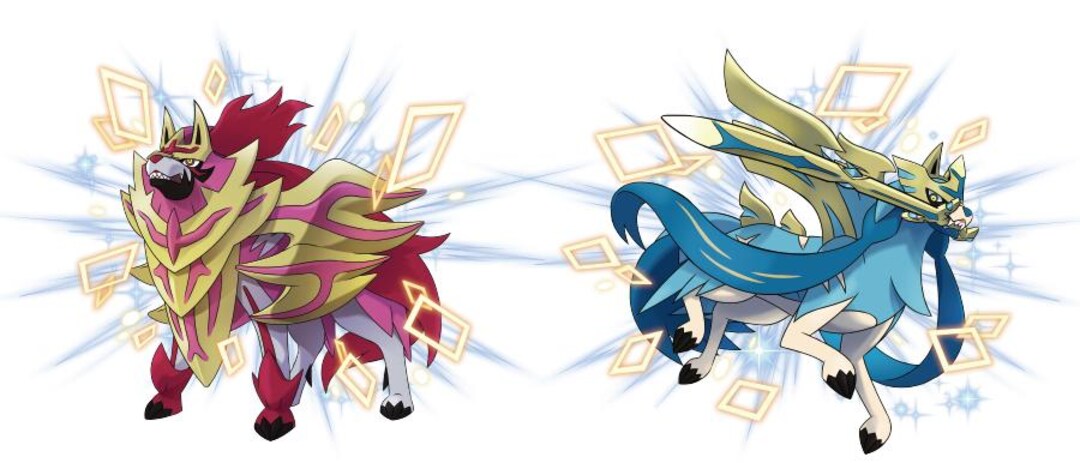 Pokemon Scarlett and Violett Shiny Zacian and Zamazenta Endynalos - Etsy