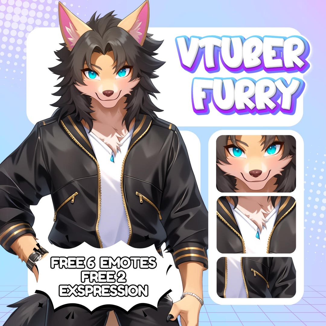 Custom Live2d Furry Vtuber Model | Vtuber Avatar | Vtuber Commission ...