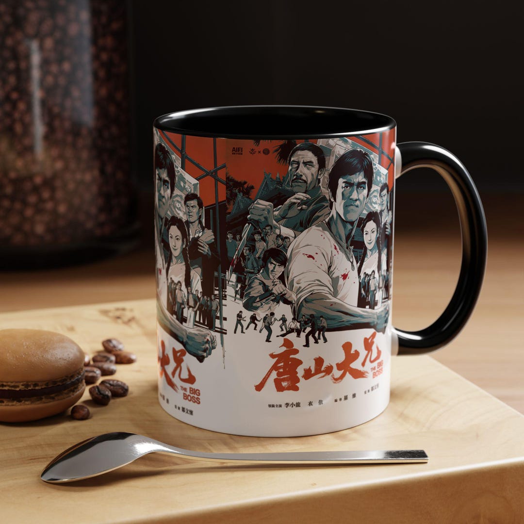 Mug, the Big Boss Movie Bruce Lee, Film Fan Gift, Coffee Cup, Bruce Lee ...