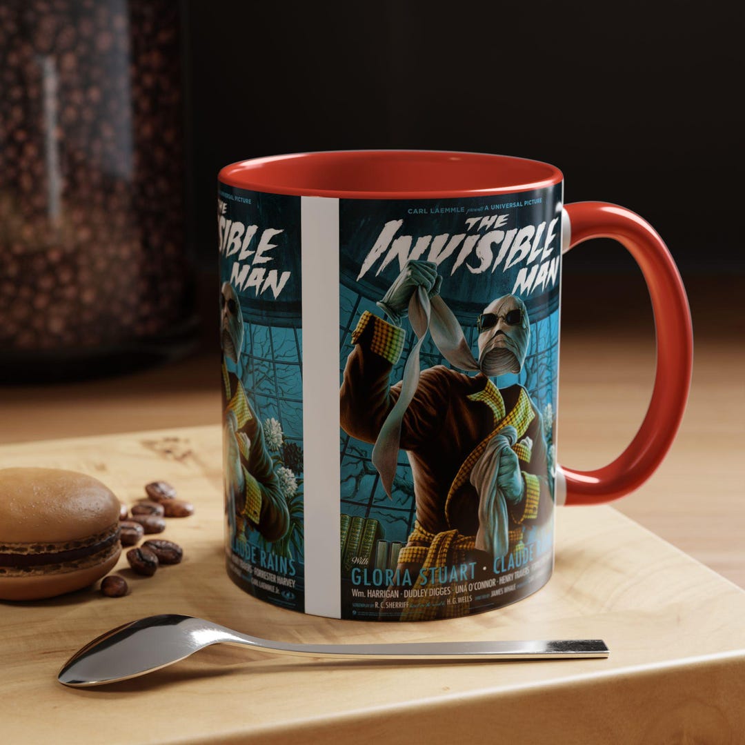 Mug, Classic Horror Movie Poster, Vintage Film, Retro Cinema, Movie ...