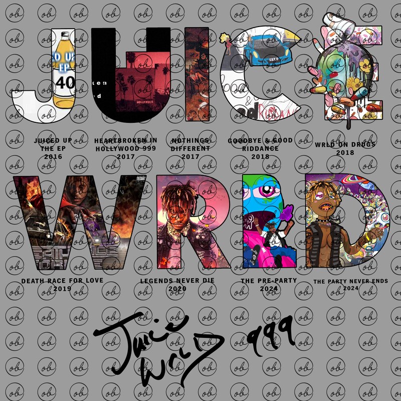 Juice Wrld Art - Etsy