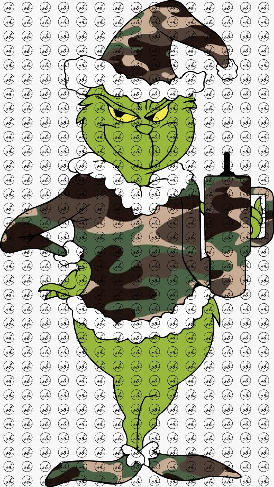 Grinch Army PNG - Etsy