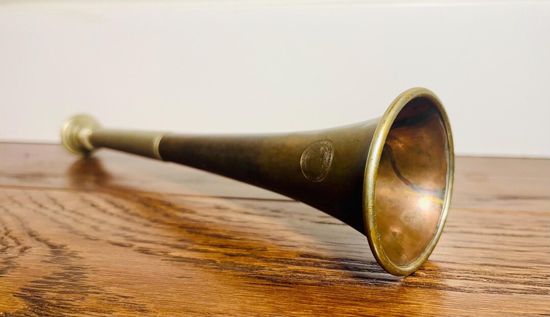 Copper Hunting Horn Stamped for the Army & Navy Co-operative Society ...