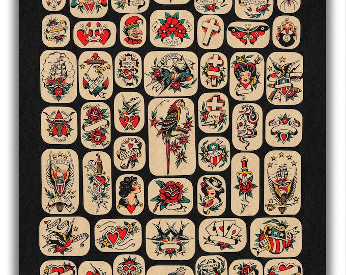 Traditional Tattoo Banner Tattoo Designs Tattoo Flash - Etsy