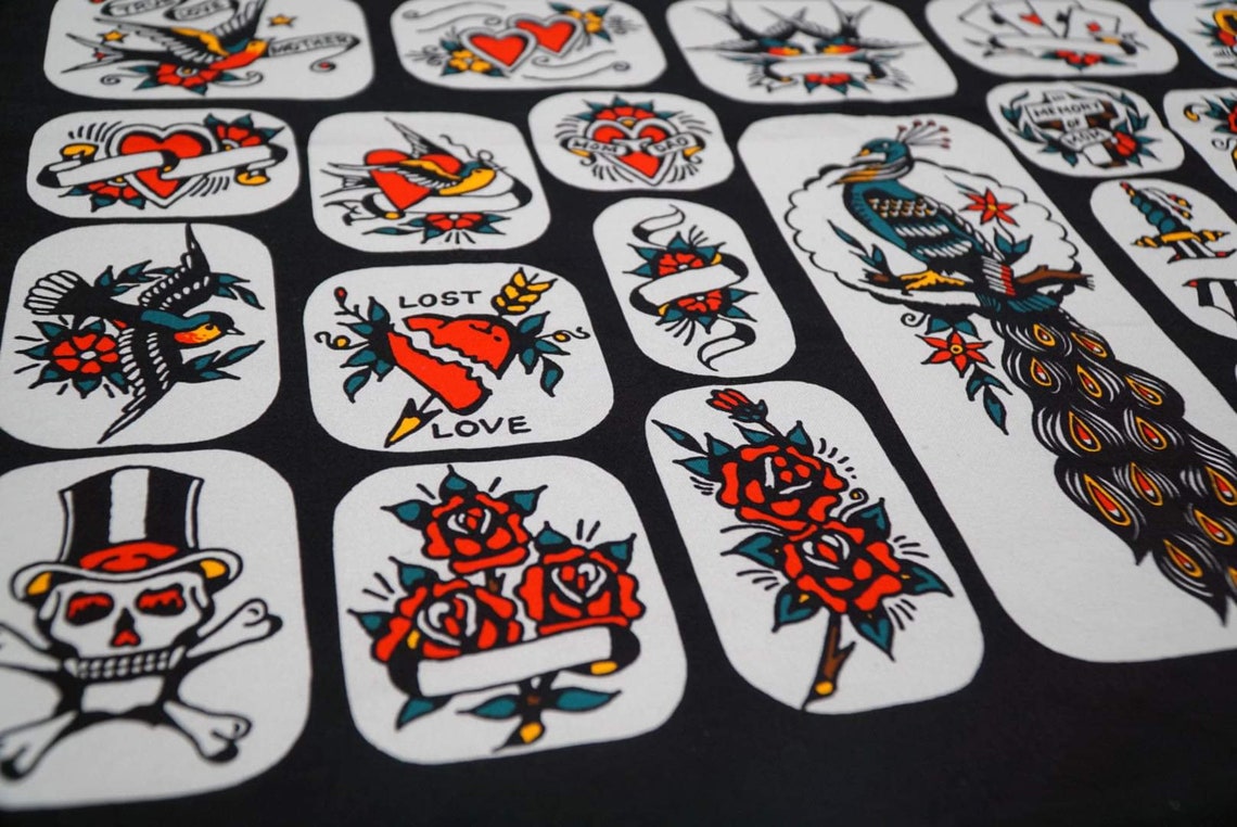 Traditional Tattoo Banner Tattoo Designs Tattoo Flash | Etsy