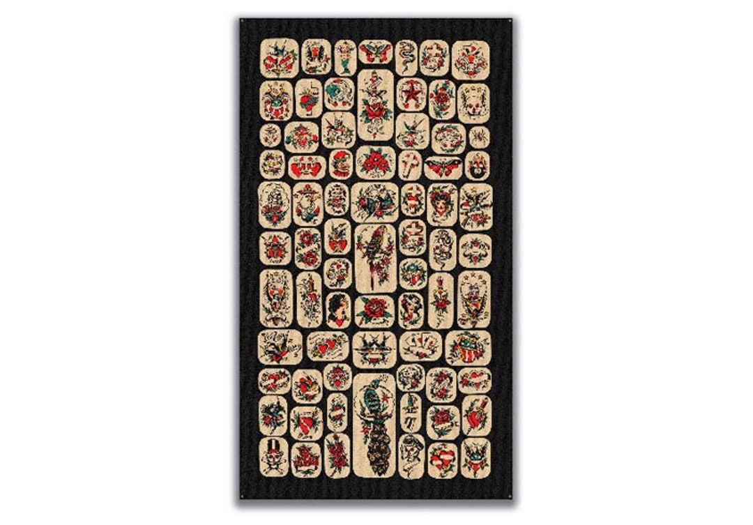 Traditional Tattoo Banner | Tattoo Designs | Tattoo Flash | Vintage ...