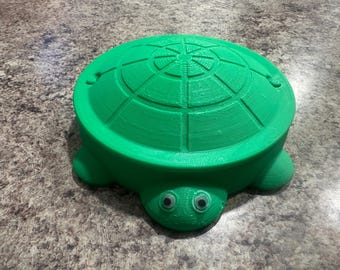 3D Printed Mini Turtle Sandbox Size Medium With Sand Toys (mini Rake ...