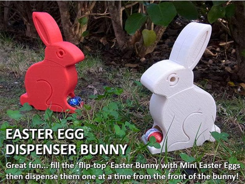 3D Printed Easter Egg Dispenser - Etsy