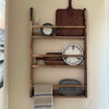 Cook Book Recipe Display Rack Counter Top Shelf Recipe Drawers Country ...