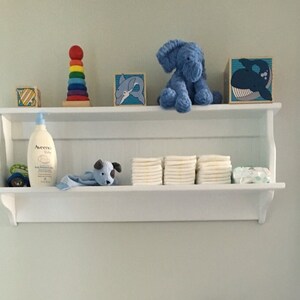Diaper Station, Nursery Shelf With Storage, Baby Changing Station, Home ...