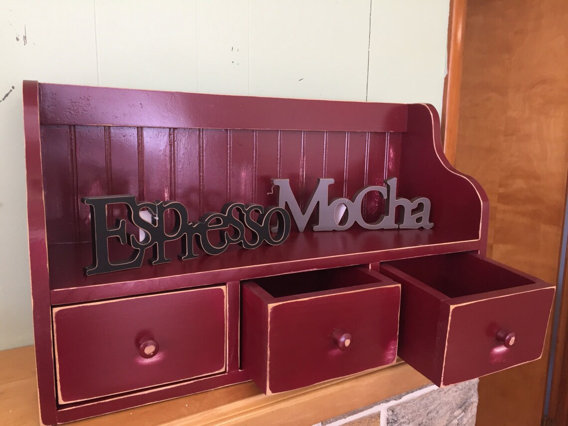 Cook Book Recipe Display Rack Counter Top Shelf Recipe Drawers - Etsy