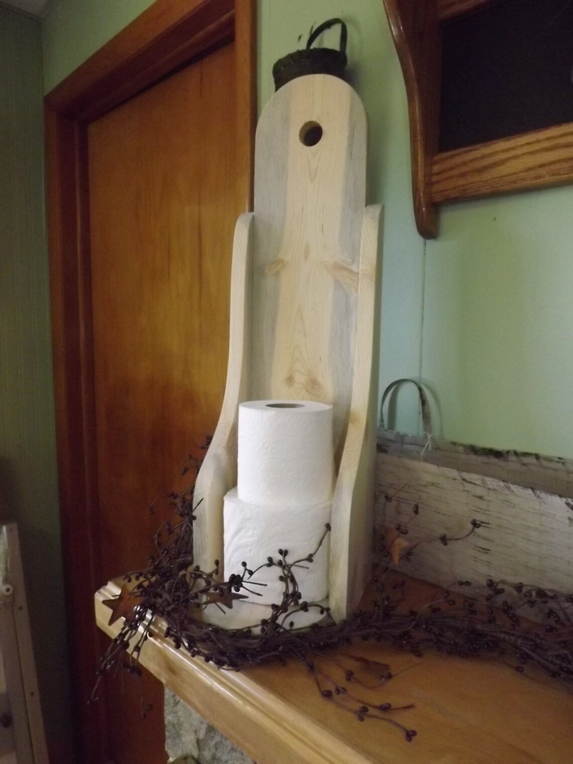 Candle Holder Wood Primitive Distressed Candle Display Rack - Etsy