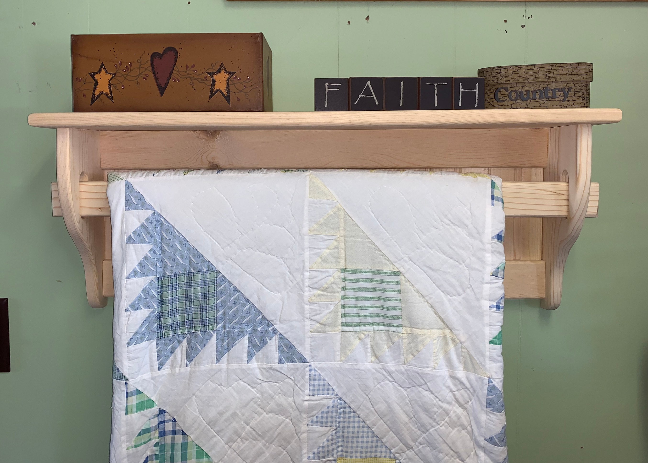 Quilt Rack Wall Hanger | Etsy