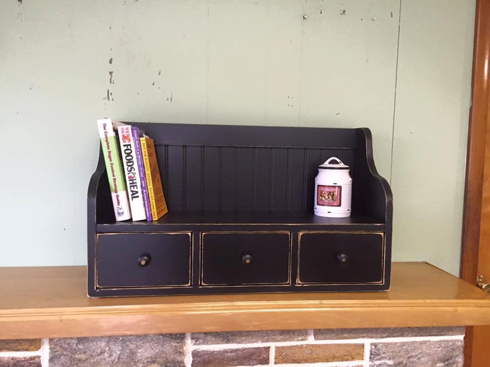 Cook Book Recipe Display Rack Counter Top Shelf Recipe Drawers - Etsy