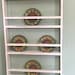 Farmhouse Plate Rack, Wall Hanging, Country Rustic Plate Rack Stand ...