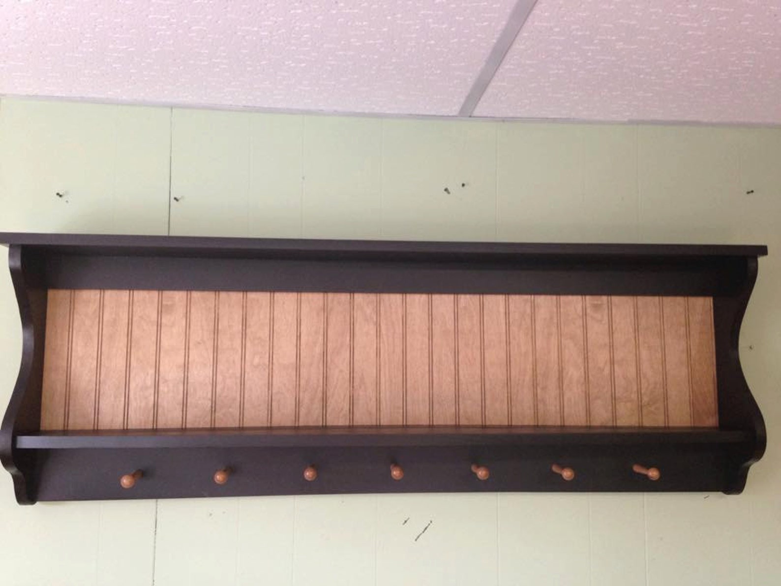 Charming Primitive Plate Rack Wall Shelf Country Display - Etsy