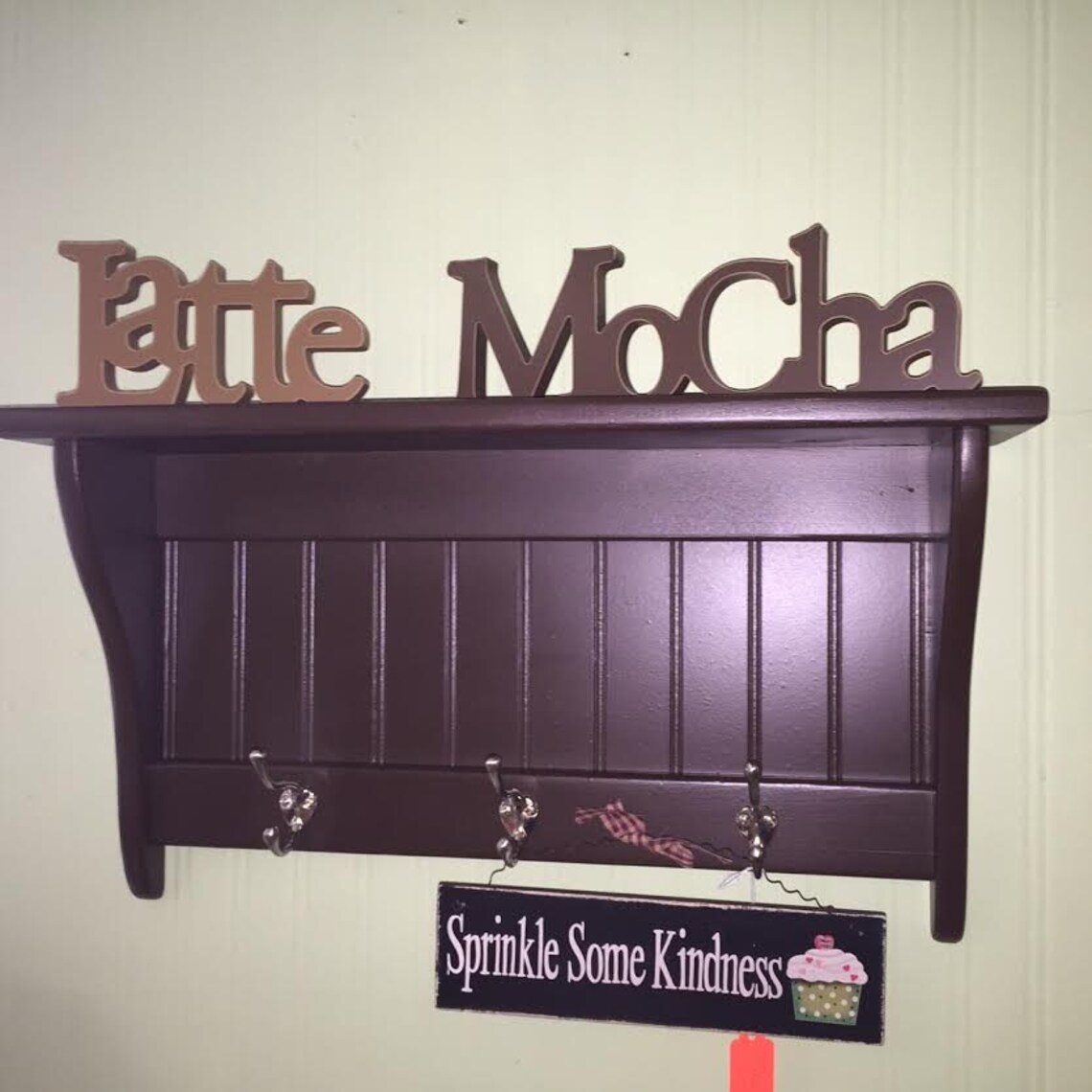 Coat Rack Display Shelf Wood Wall Shelf Country Coat Rack - Etsy