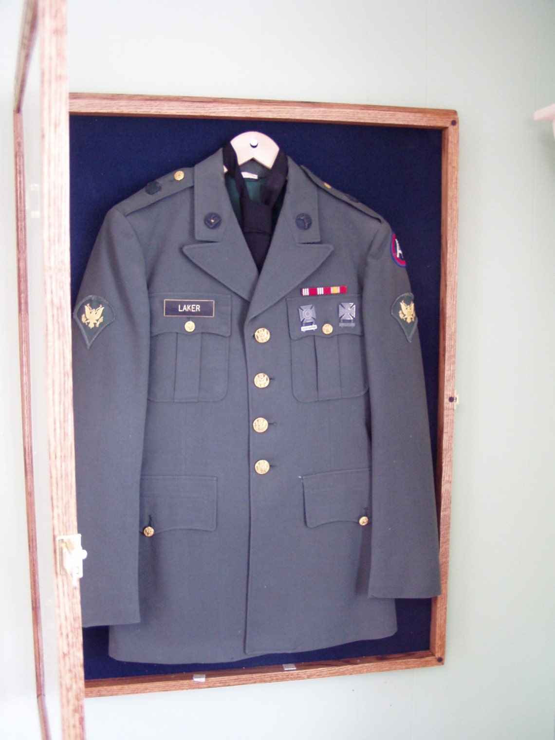 Amazing Military Uniform Display Case / Memorial Display Case - Etsy