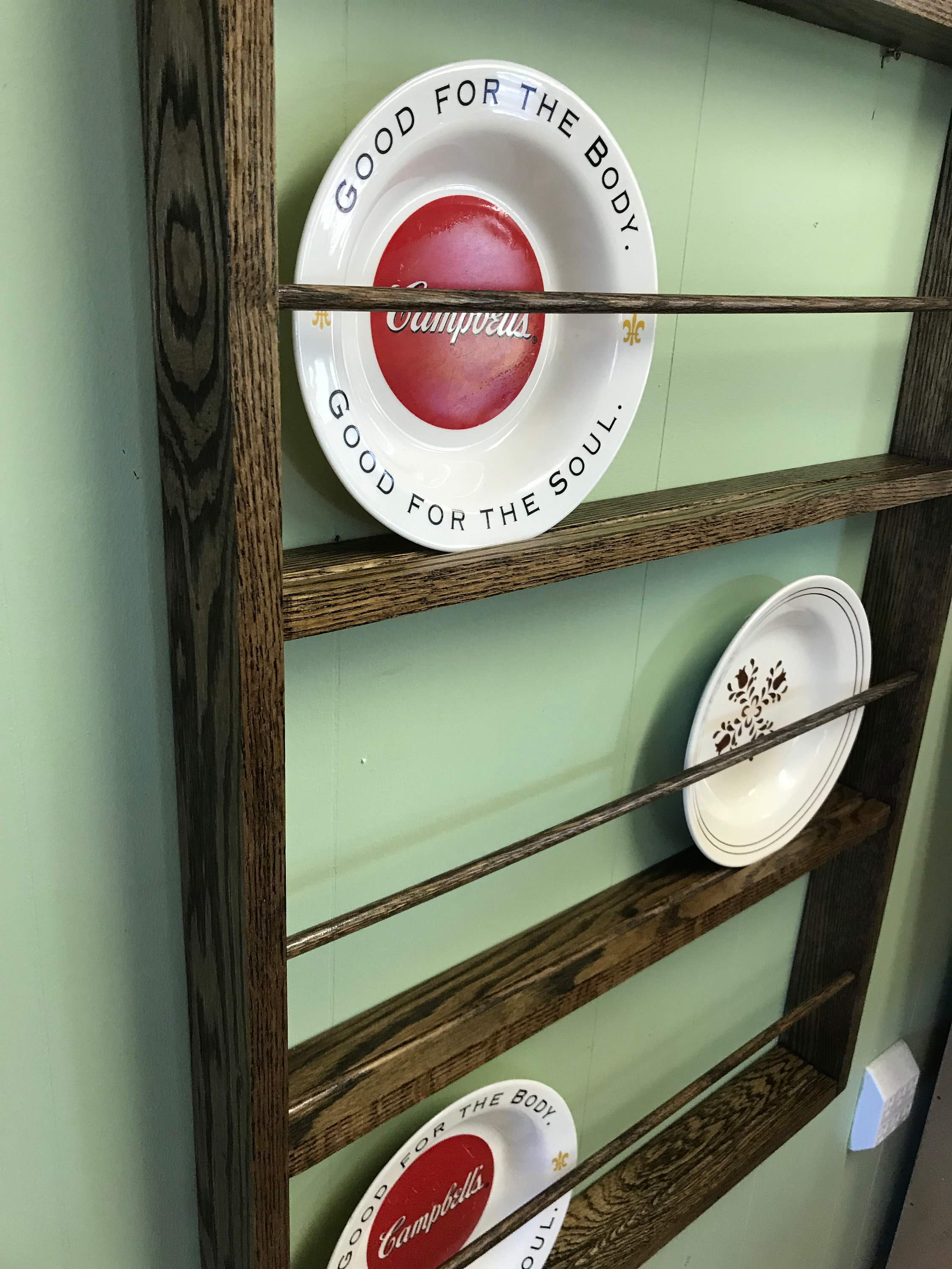 Farmhouse Plate Rack Country Kitchen Shelf | Etsy